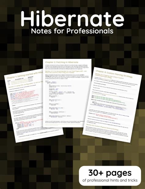 Hibernate Notes For Professionals Free Download Book Pdf Epub