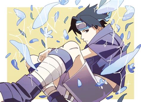 Pnpk Uchiha Sasuke Naruto Naruto Series Highres Boy Black Eyes Black Hair Blue