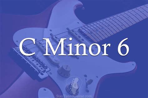 C Minor Cm How To Play It Different Ways