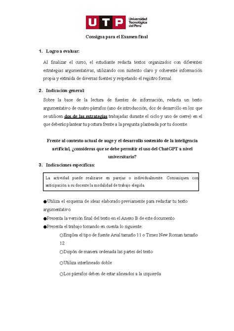 Ac S18 Semana 18 Tema 01 Tarea Examen Final Consigna Para El