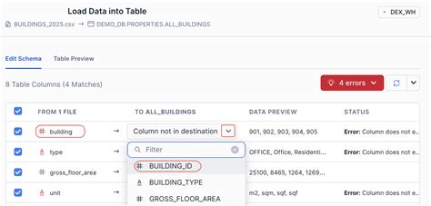 Load Data Using The Web Interface Snowflake Documentation