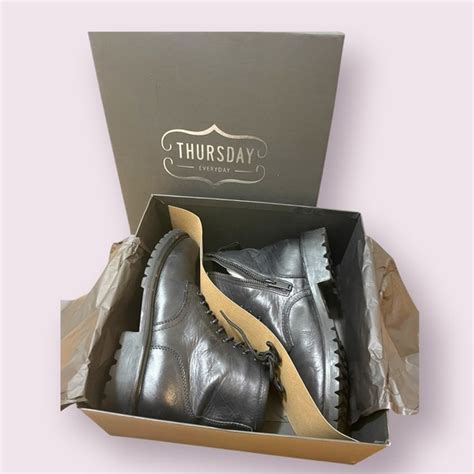 Thursday Boot Company Shoes Thursday Boot Mens Black Leather Boots
