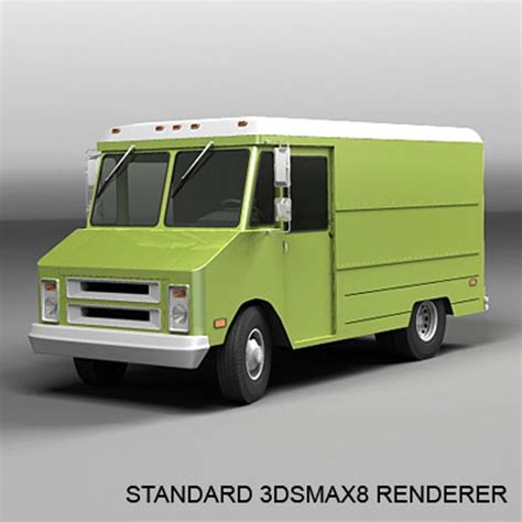 3d Model Classic Step Van