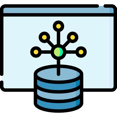 Neural Network Special Lineal Color Icon