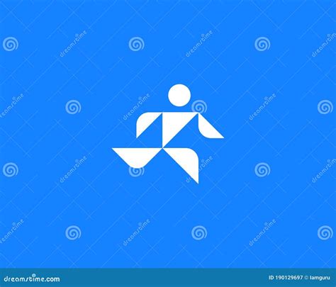 Flat Running Man Athletic Boy Run Animation Frames Sequence Runner