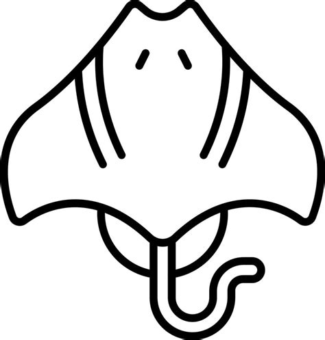 Stingray Icon Style 21268873 Vector Art At Vecteezy