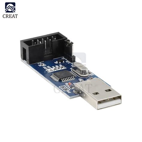 Usbasp Câble Programmation 10 Broches Usb Isp Atmega8 Atmega128 Attiny Can Pwm Support