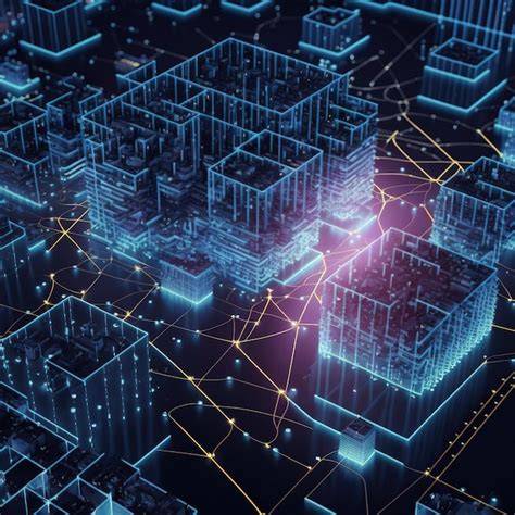 Premium Ai Image Wireless Network And Connection Technology Concept