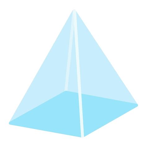 Premium Vector Prism Flat Illustration