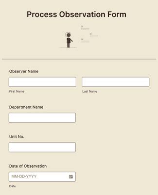 Process Observation Form Template Jotform