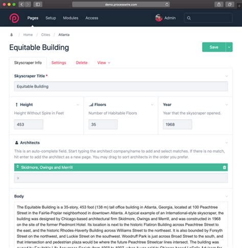 Processwire An Open Source Cms With A Powerful Api