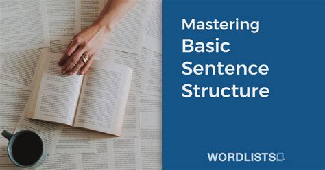 Mastering Basic Sentence Structure