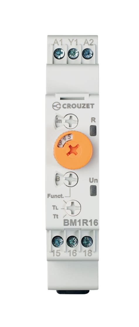 BM R MV Crouzet Crouzet Syr Line Series DIN Rail Mount Timer Relay