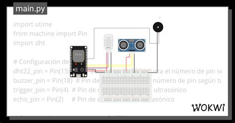 Buzzer Dht22 Ultrasonic Wokwi Esp32 Stm32 Arduino Simulator