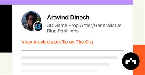 aravind dinesh 3d game prop artist generalist at blue papillions