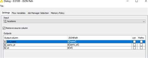 Extracting Column Names Out Of Json Path Knime Analytics Platform Knime Community Forum