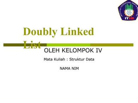Ppt Doubly Linked List Open Updateepptx