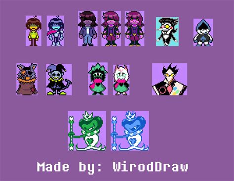 Deltarune Sprites By Wiroddraw On Deviantart