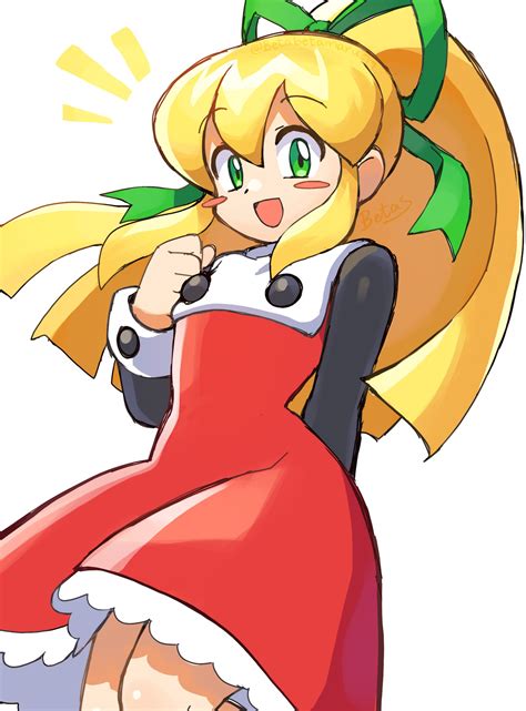 Roll Mega Man And More Drawn By Betabetamaru Danbooru
