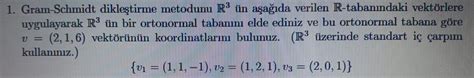 Obtain An Orthonormal Basis Of R By Applying The Chegg