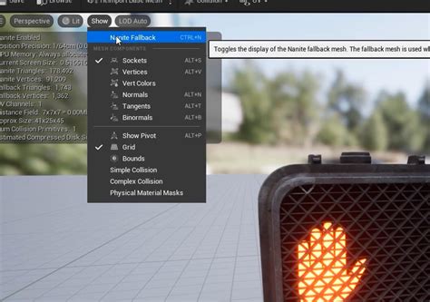 Nanite Requirement Limitation Visualization Notes