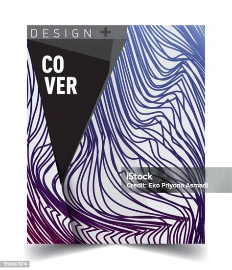 비즈니스 브로슈어 표지 디자인에 대 한 추상적인 기하학적 선 패턴 배경 0명에 대한 스톡 벡터 아트 및 기타 이미지 0명 그라데이션 기하 도형 Istock
