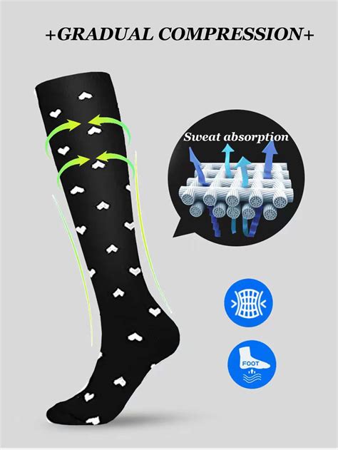 Copper Wellow Compression Socks Women Men Mmhg Knee High Pregnant Nurses Pregnancy