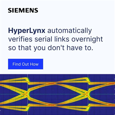 Siemens Electronic Systems Design And Manufacturing On Linkedin Serdes Verification Software