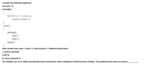 Operating System Madeeasy Subject Test Operating System Process