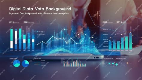 Dynamic Digital Analytics Visualization With Colorful Charts And World Map Premium Ai