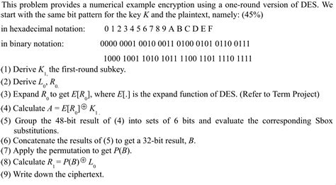 Solved This Problem Provides A Numerical Example Encryption
