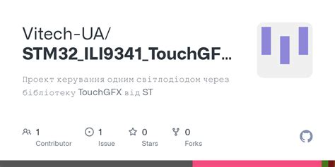 Github Vitech Uastm32ili9341touchgfxledcontrol Проект керування