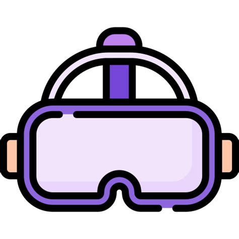 Virtual Reality Glasses Free Technology Icons