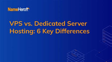 vps vs dedicated server hosting 6 key differences