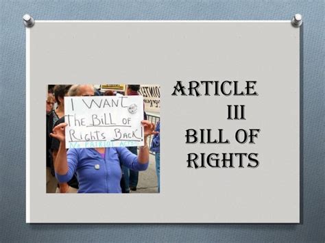 Article Iii Bill Of Rights