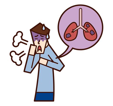 폐암과 폐 질환의 그림 무료 일러스트 소재집 Kukukeke