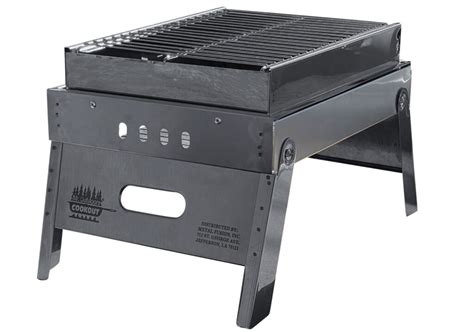 Stainless Steel Portable Charcoal Grill Metal Fusion Inc