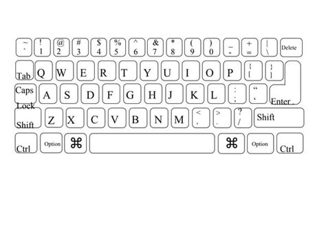 Plain Mac Keyboard Ppt Worksheets Library