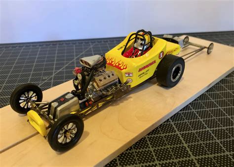 Fuel Altered Chassis Fiat Jds Racing Slot Car Parts