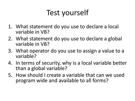 Variables And Constants Pptx