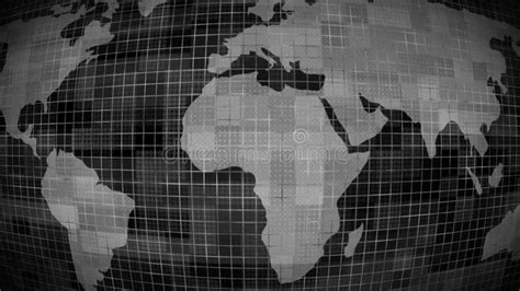 Red Color Futuristic World Map Geographical Background Hi Tech Map Of Planet Earth Stock Video