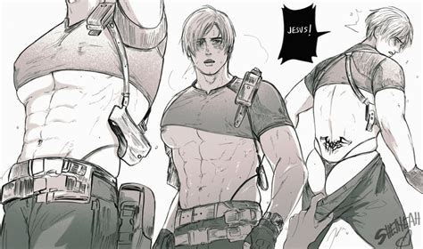 Leon S Kennedy Resident Evil And 2 More Drawn By Shejiyeah Danbooru