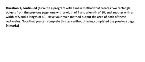 Solved Rectangle Width Double Length Double Rectangle