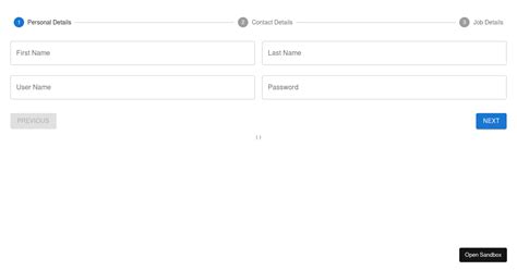 Material Formik Wizard Form Forked Codesandbox
