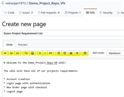 GitHub Projects Teams Fork Wiki For Documenting Projects