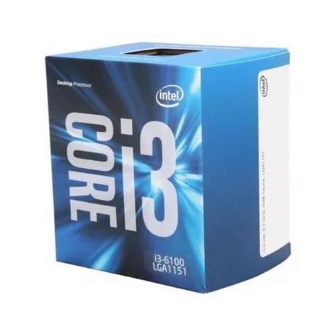 Core I3 6th Gen IntelL Processor I3 6100 LGA1151 4 Memory Size 64 Gb At Rs 8200 Piece In Mumbai