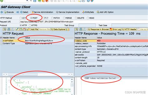【转载】odata服务测试报错处理sap Csrf Token Validation Failed Csdn博客