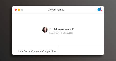 Build Your Own X Giovani Ramos Dio