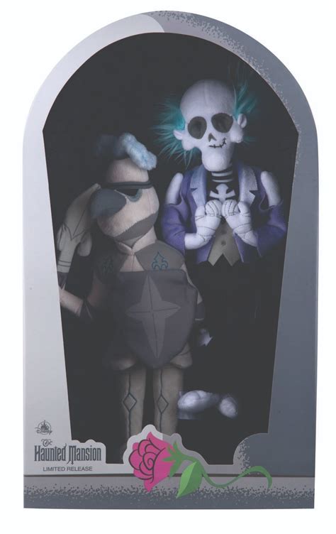 A Haunted Mansion Ghost Host And Knight Plush Set