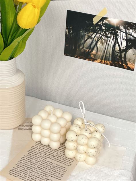 무드있는 큐브 캔들🎀인테리어소품집들이무료선물포장 아이디어스